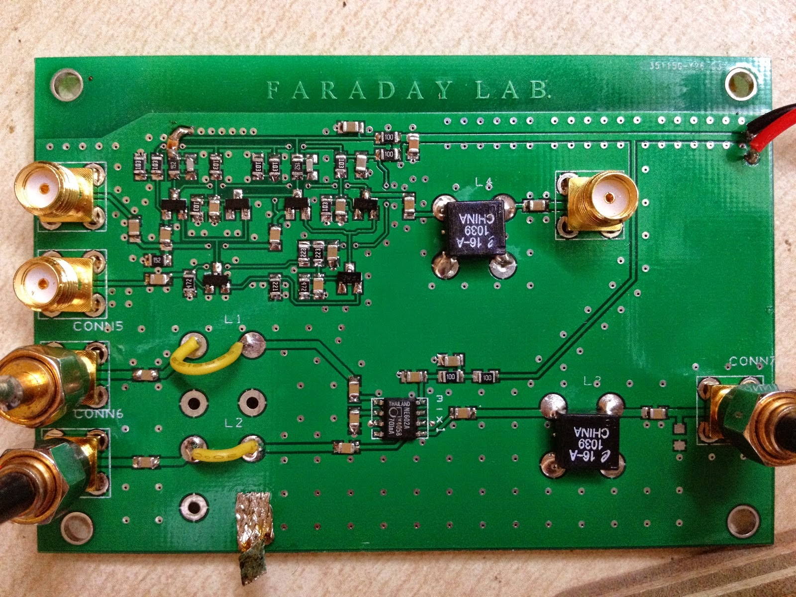 Faraday Lab: Mixer compare - NE602 vs BFR93 Discrete Glibert cell