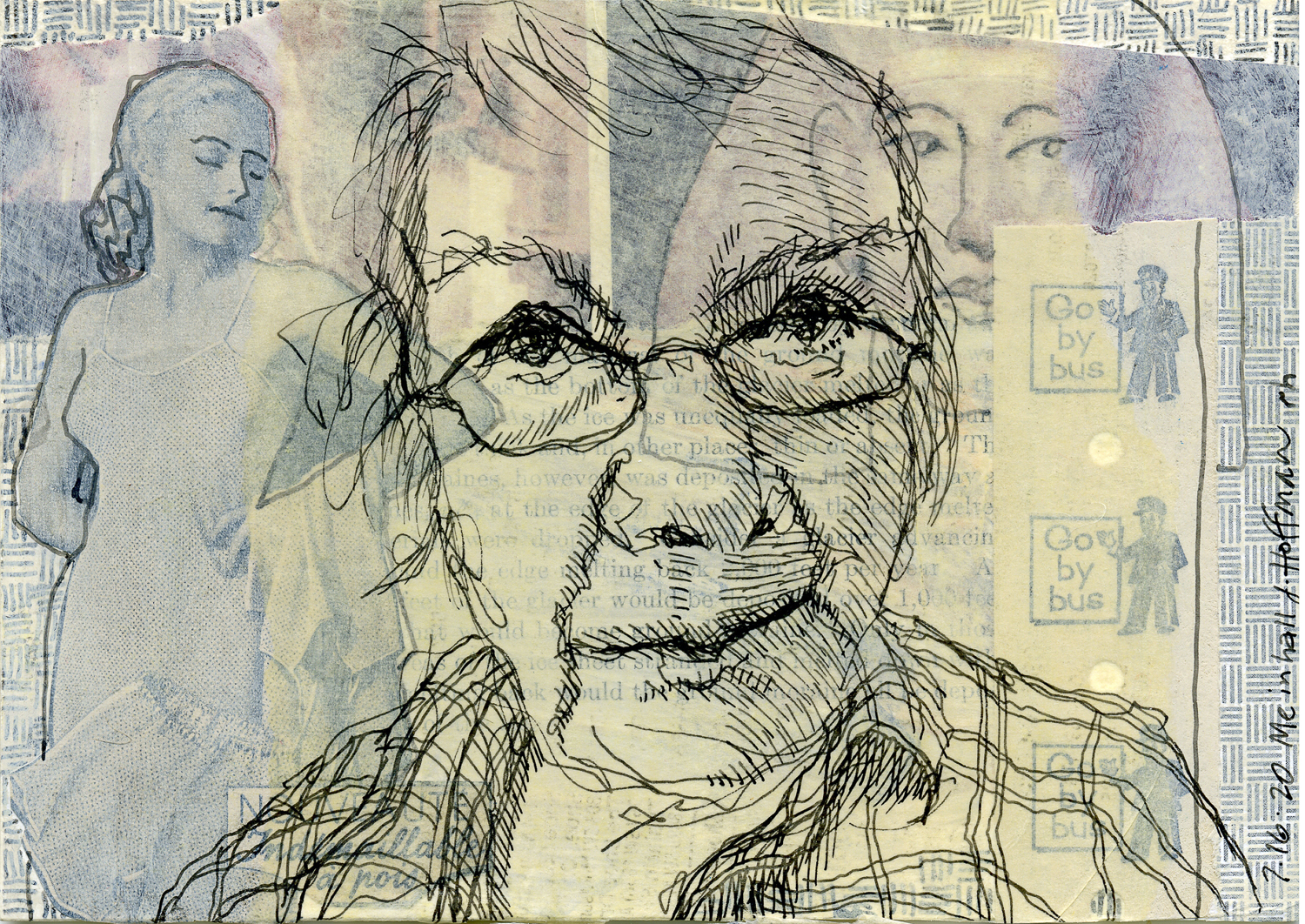 Judith Hoffman Blog: The blind contour drawing project surprise