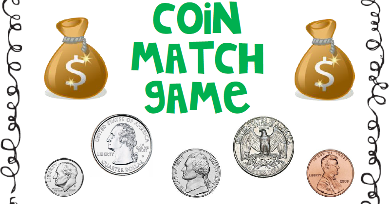 teachertakeaways: Coin Match Game....And my First Item on TPT so it's ...