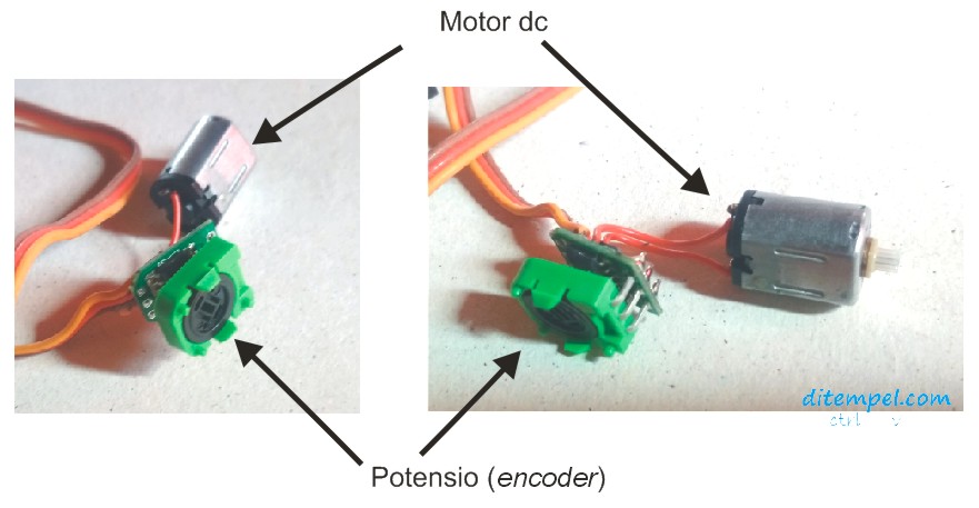 Memutar Motor Servo Arduino - ditempel