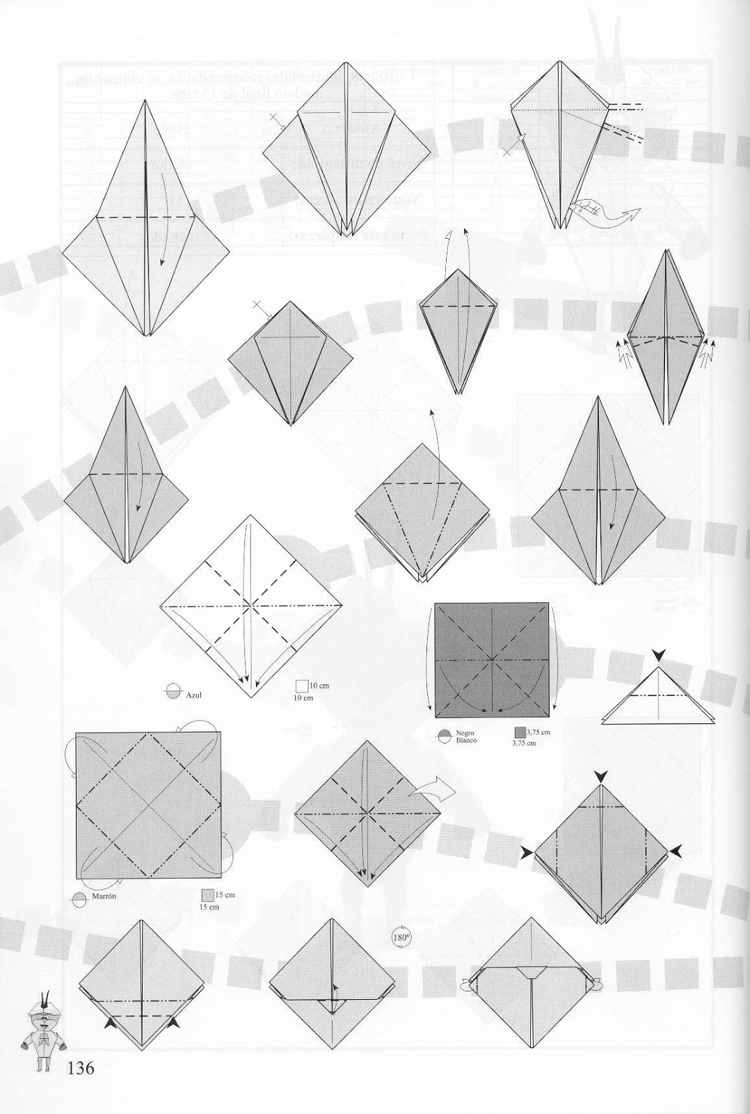 Origami Cartoon 3-Halle - Ruby Book Origami