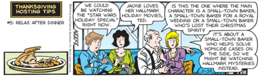 Mystery Fanfare: Cartoon of the Day: Hallmark Movies