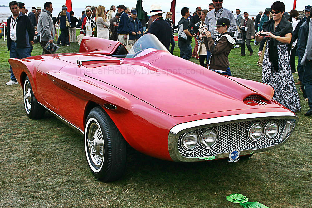 The Car Hobby: Pebble Beach 2011 - 1960 Plymouth XNR Ghia Roadster