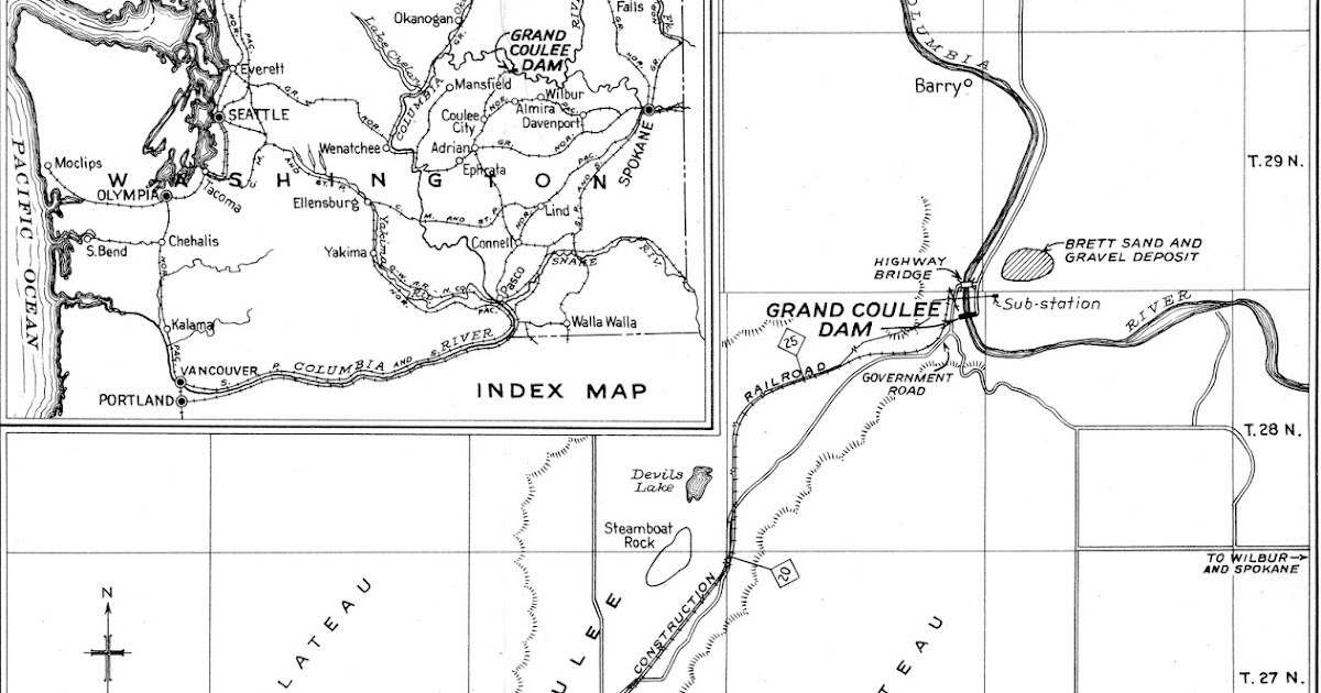 Big Bend Railroad History: US Construction Railroad Map