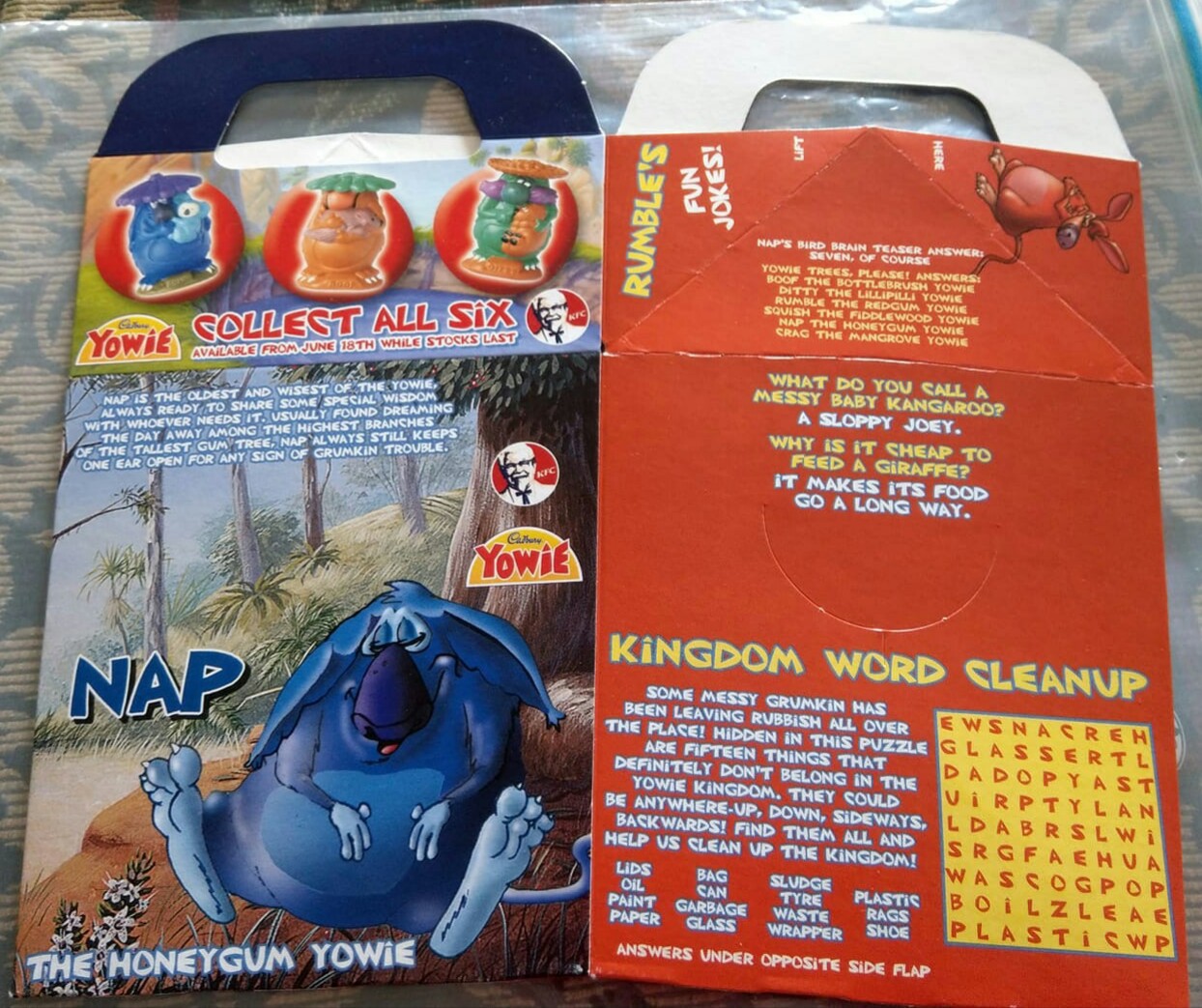 Special Yowies/Extras/KFC/UK/Japanese/Variations/Prototypes/Posters ...