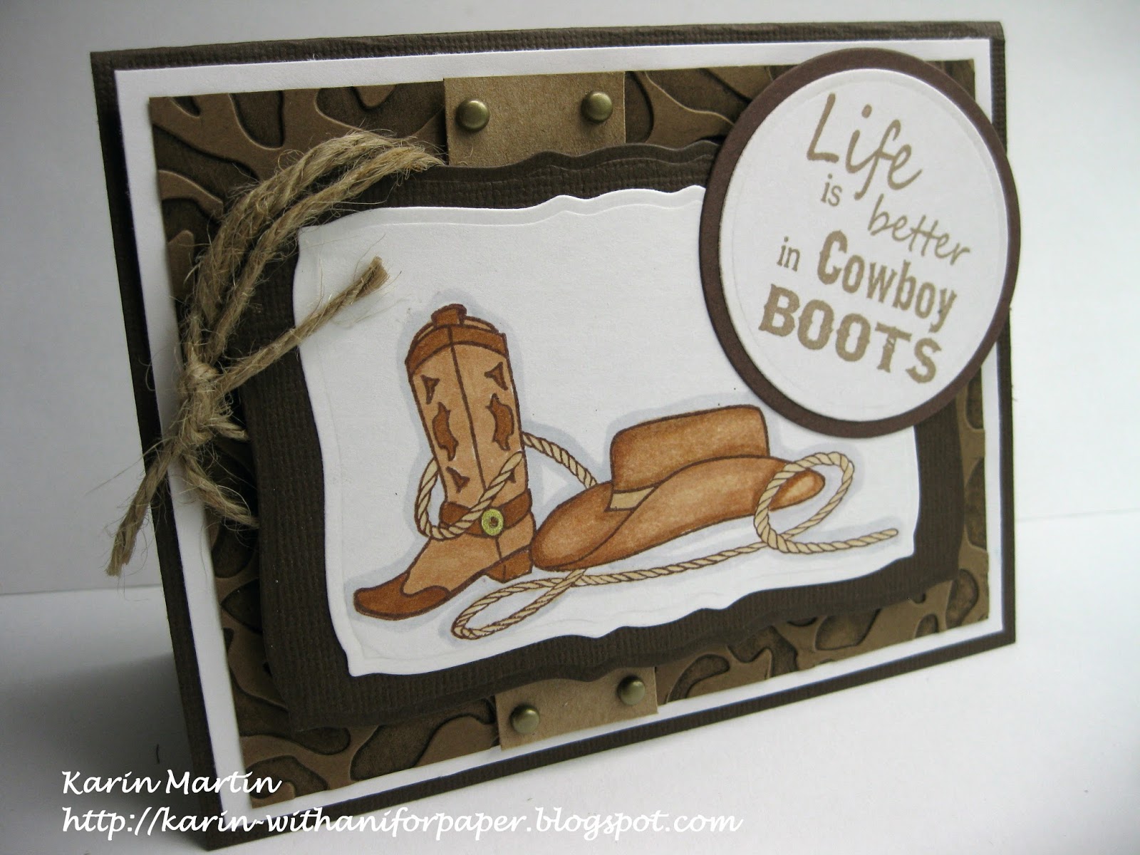 DRS Designs Rubber Stamps: Cowboy Boots