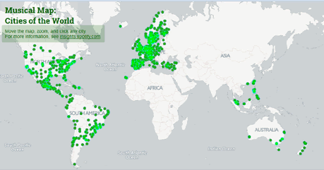 Maps Mania: Explore the Music of the World