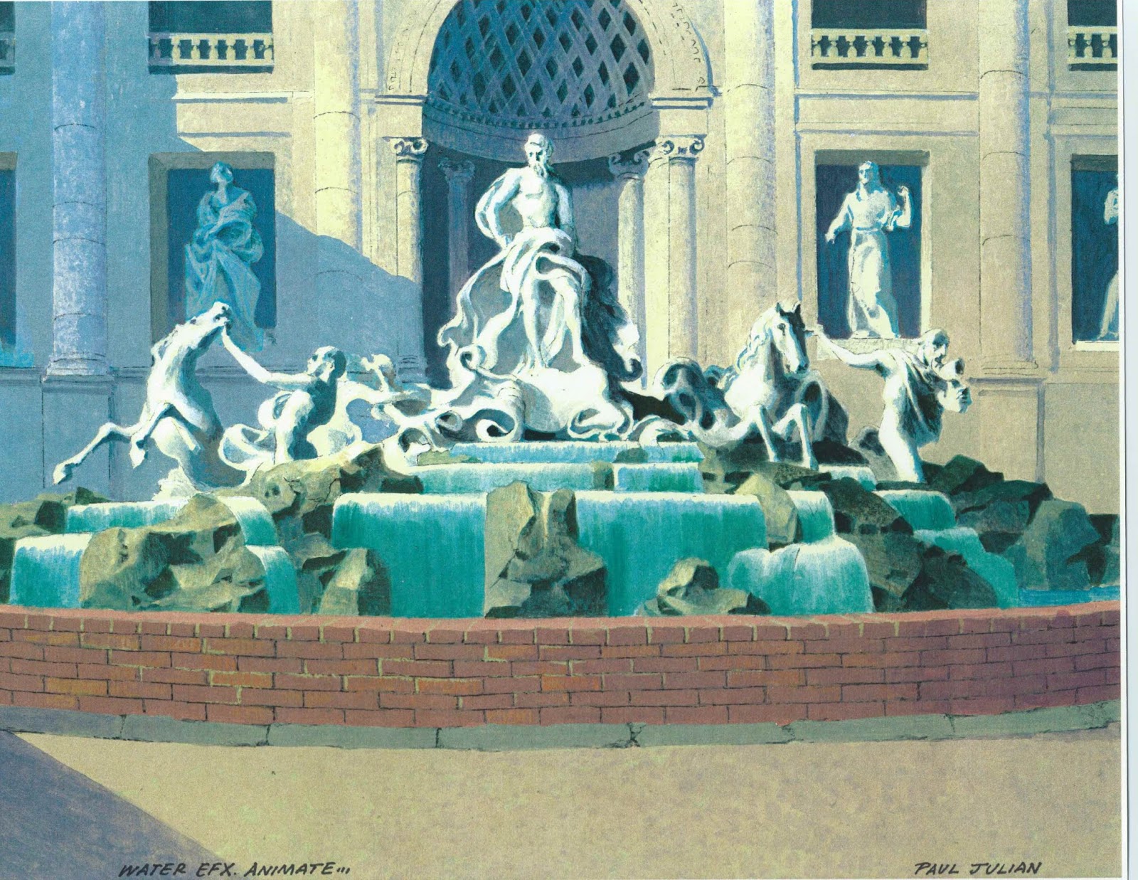 Drawn to Imagination: Paul Julian Background Art