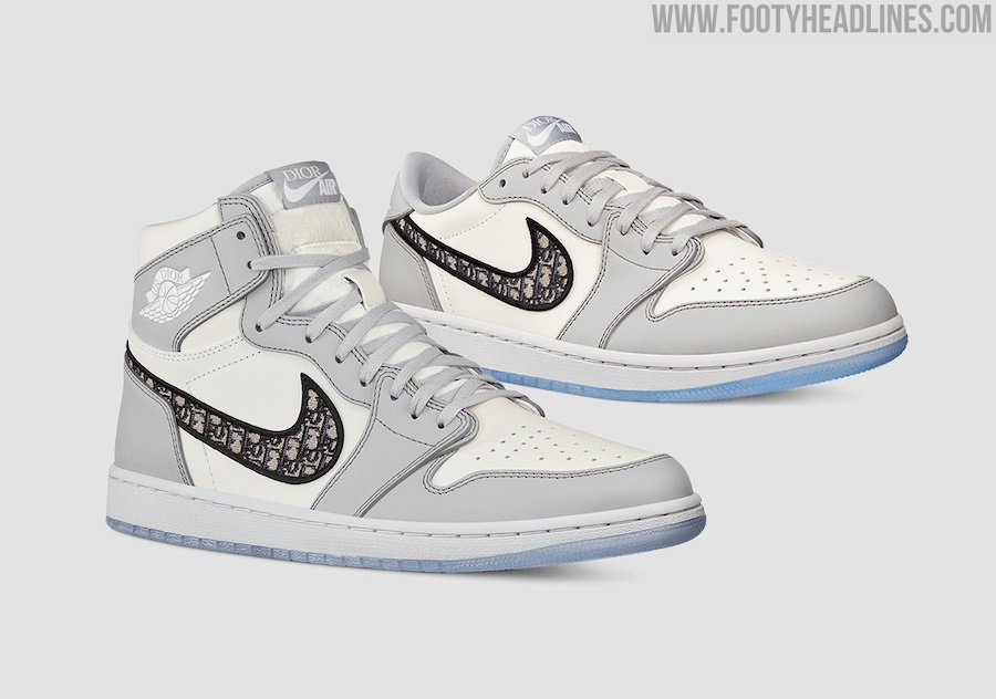 American Football Player Wears Transformed Air Jordan Dior Cleats ...