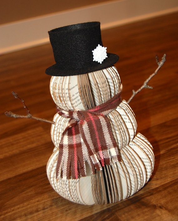 How to Recycle: Recycled Snowman Christmas decor