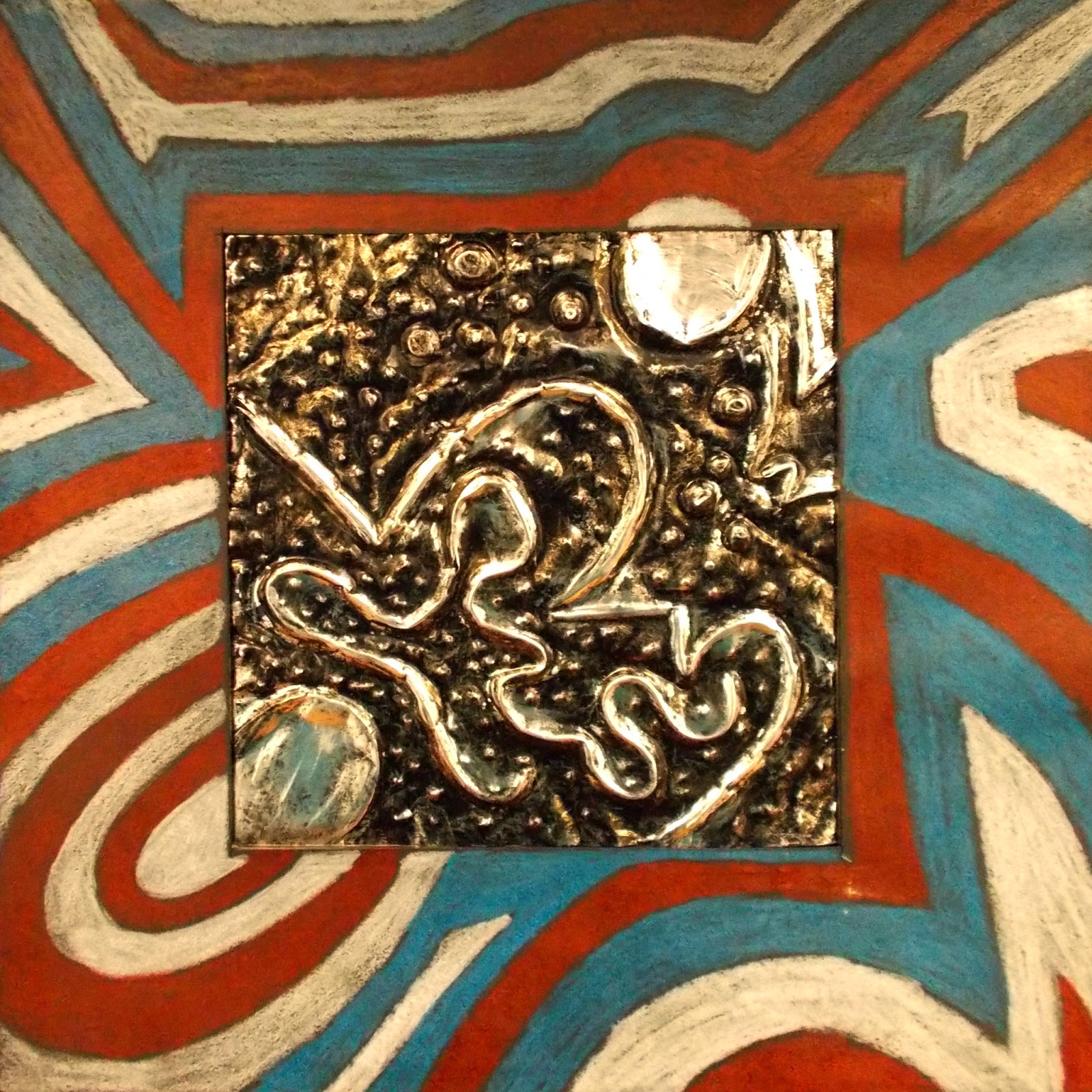 Project ART-A-DAY: Lesson: Repousse Element Square