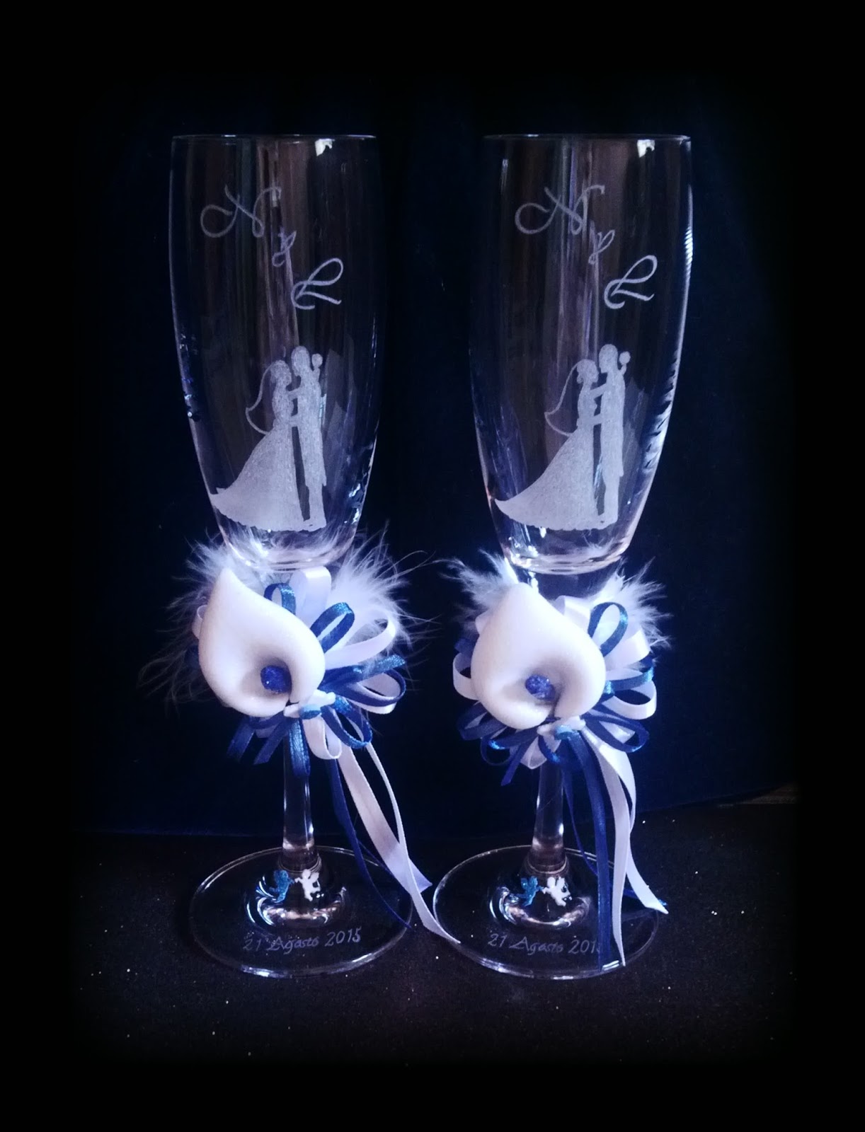 COPAS GRABADAS A MANO PARA BODAS, 15 AÑOS, ANIVERSARIOS, GRADUACIONES ...