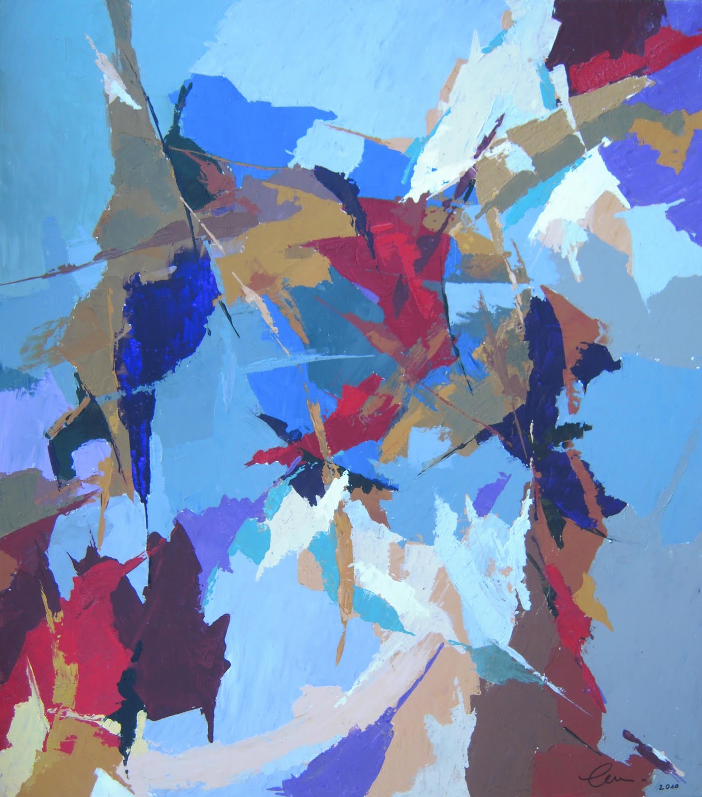 Galleria arte informale: Caduta di foglie