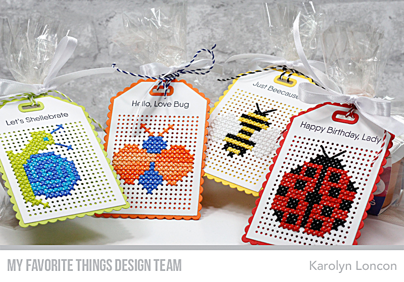 Paper Therapy: Stitched With Love–Cross-Stitch Tag Ideas!