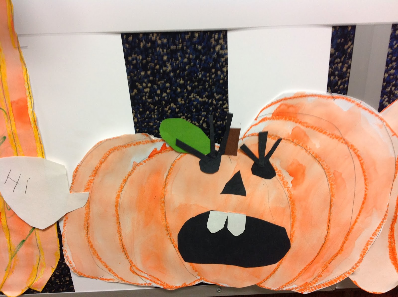 The Artsy Fartsy Art Room: 2nd Grade Pumpkins!