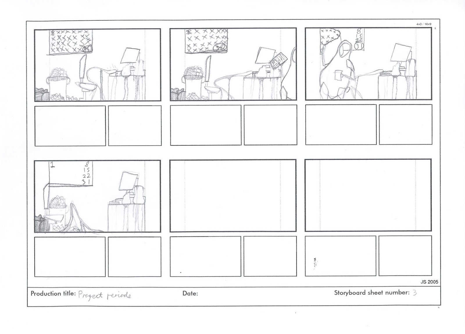 Stick-Man Studio Masters Project Blog: Storyboards:
