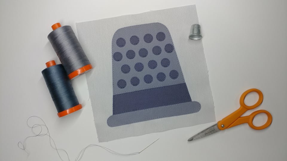 Slice of Pi Quilts: Sew Much Fun - FREE Thimble Quilt Block!