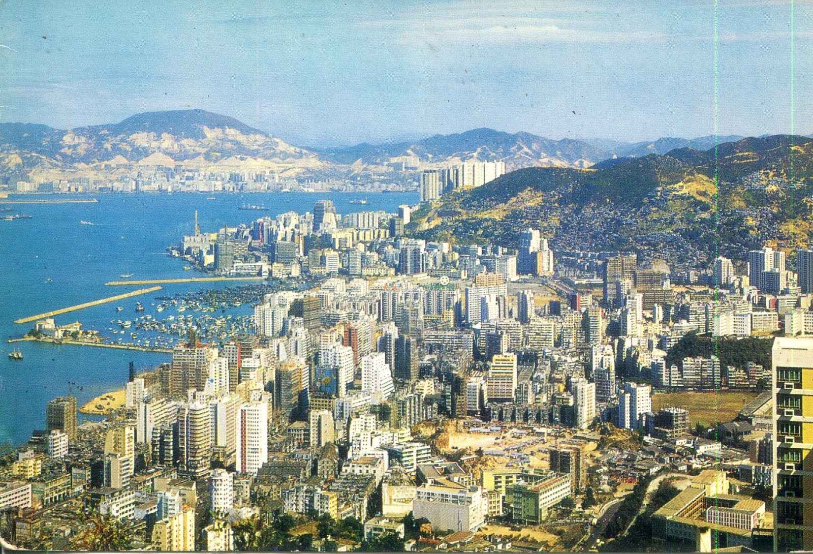 collect ROC: Hong Kong Vintage Postcard: The Bird's Eye View of Eastern ...