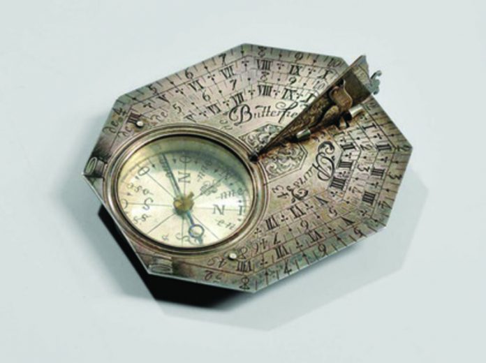 A Woodsrunner's Diary: An original 18th century sundial compass.