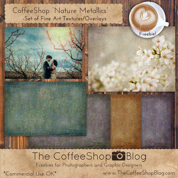 The CoffeeShop Blog: CoffeeShop "Nature Metallics" Fine Art Texture ...