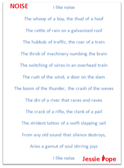 NOISE-SUMMARY, FIGURE OF SPEECH, NOTES- poet Jessie Pope-fusionstories ...