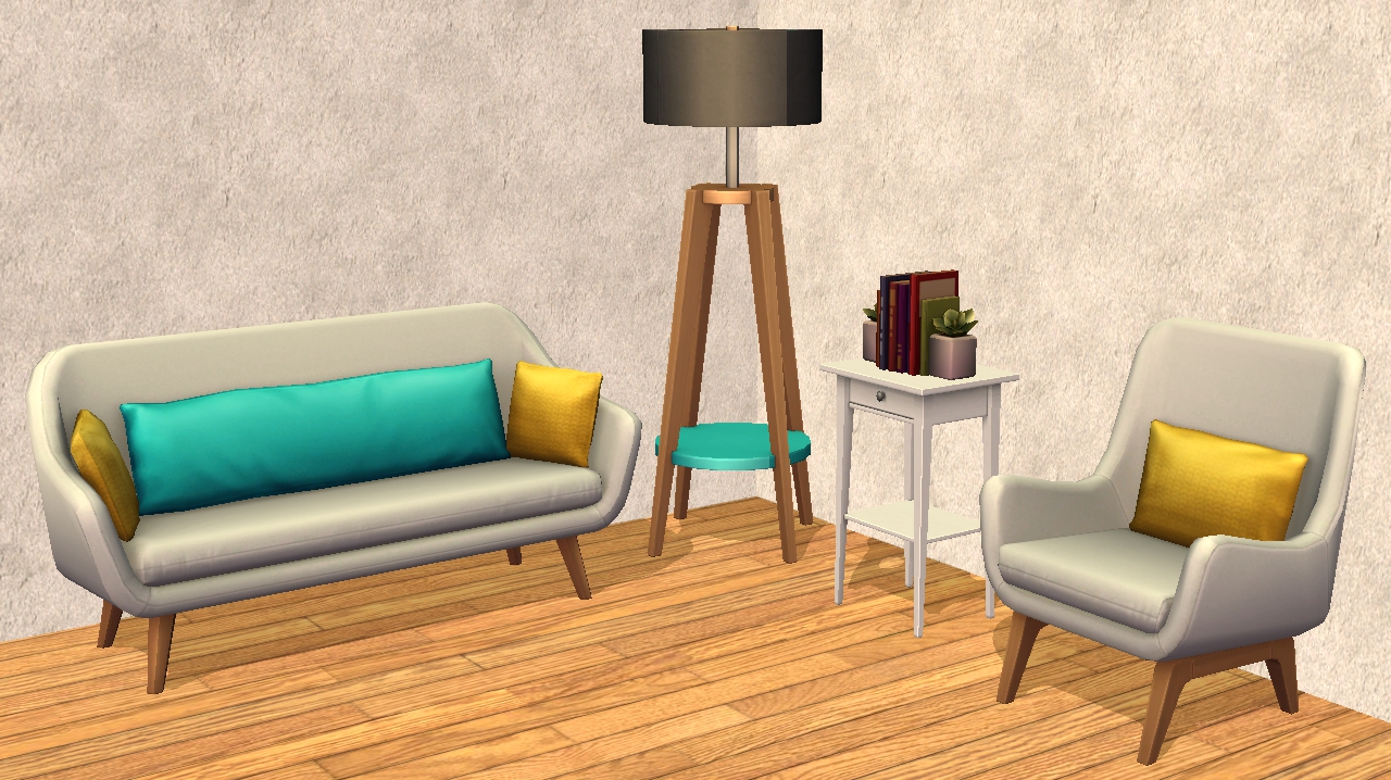 TheNinthWaveSims: The Sims 2 - The Sims 4 Tiny Living Living Room For ...