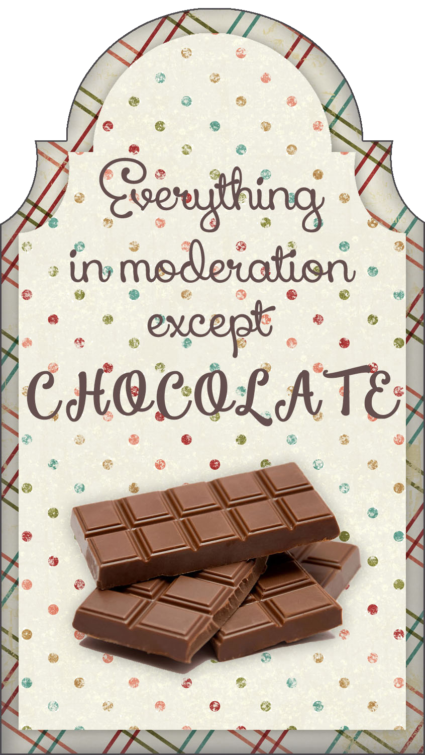 Bountiful Heirlooms: Free Printables: Chocolate-Themed Tags