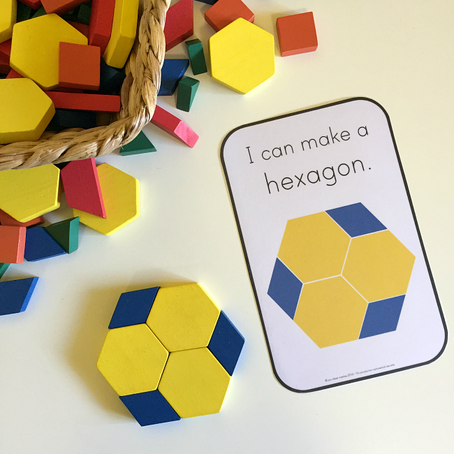 CHRISTMAS STEM PATTERN BLOCK CHALLENGE CARDS | you clever monkey