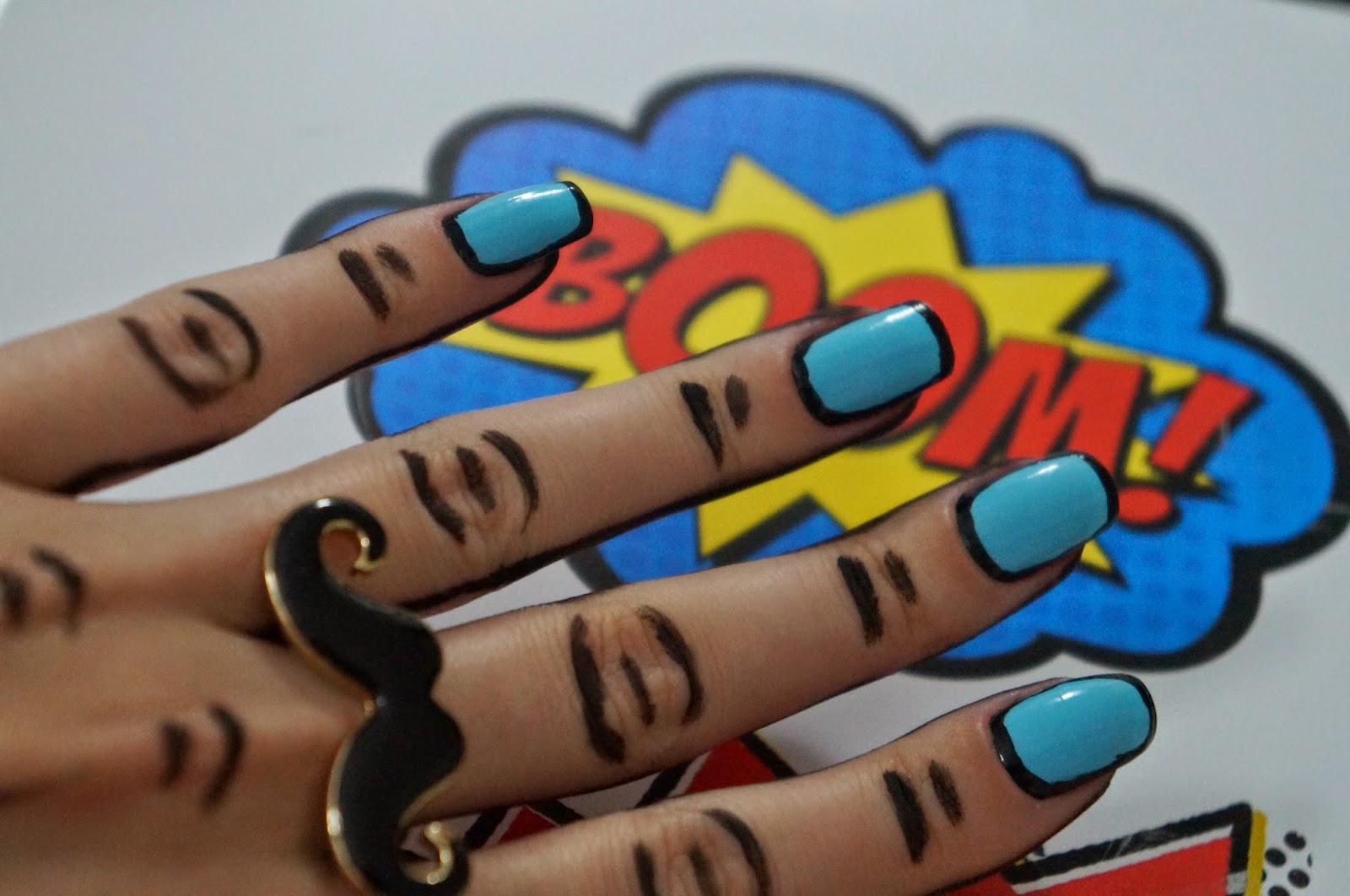 Arte nas Unhas - Cartoon