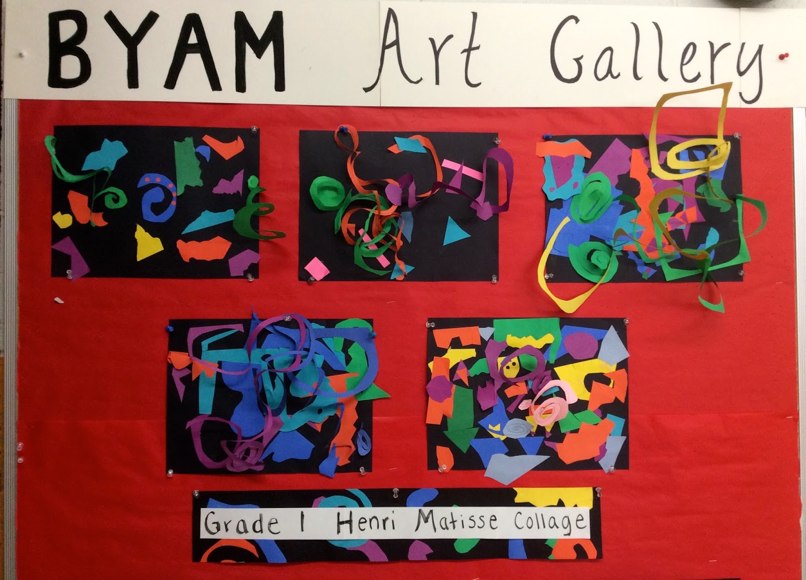 Ms. Curry's Art Room : 1st Grade Henri Matisse Inspired Collage
