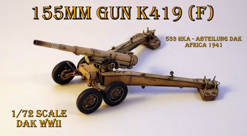 Gulumik Military Models: 155mm gun K419(f) - 1/72 RPM - Gallery