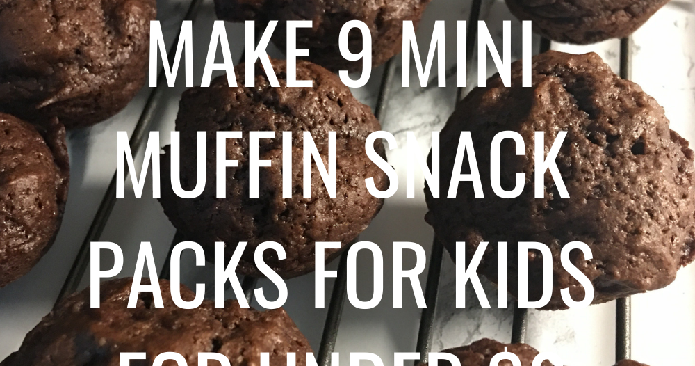 Make Your Own Mini Muffin Snack Packs for under $2
