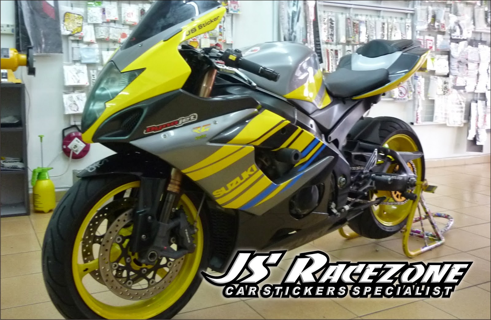 JSR Vehicle Wrap: Sticker Super Bike Suzuki