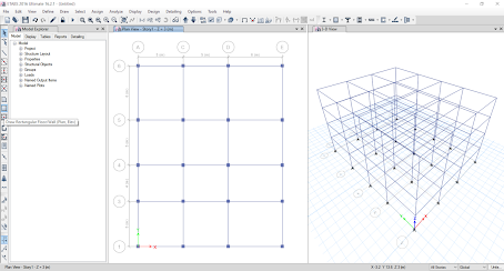 How to edit grid systems in Etabs