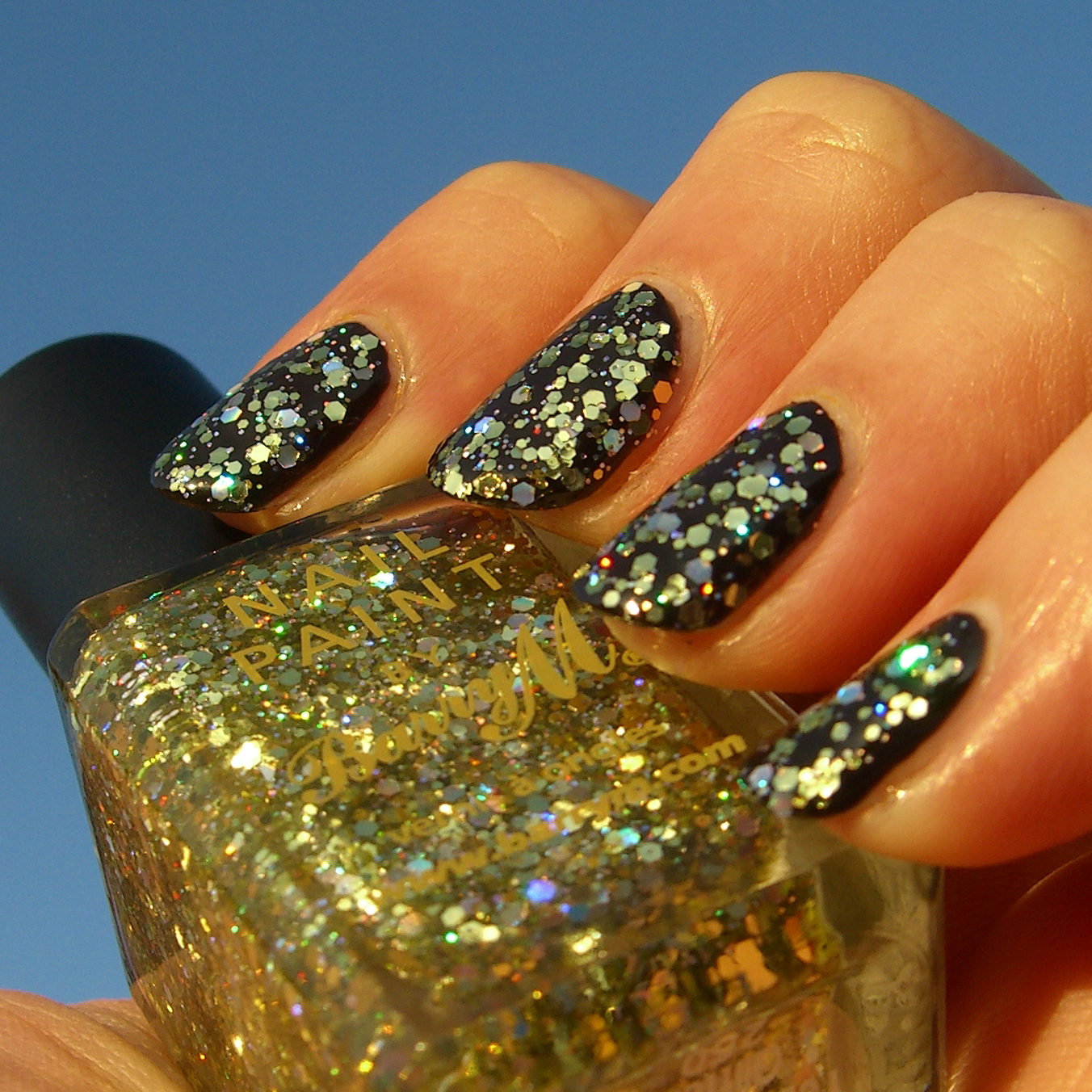 Polish, Plants & More....: Barry M - Yellow Topaz Glitter