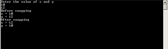 C Programming Tutorials Wap To Swap Two Numbers Without Using Third 2703