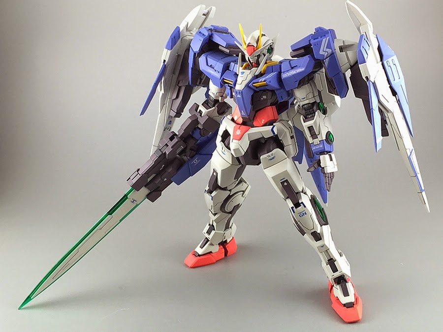 Painted Build: RG 1/144 00 Raiser "Detailed" - Gundam Kits Collection ...
