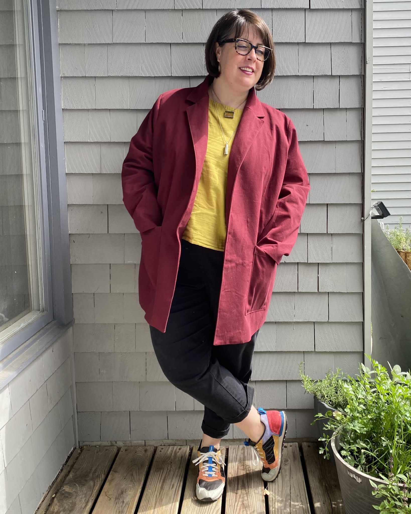 Cookin' & Craftin': Plummy Heather Blazer