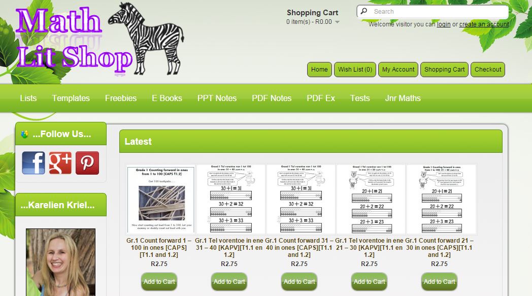 Karelien Kriel's Math Lit Shop: We all have to learn and grow ...