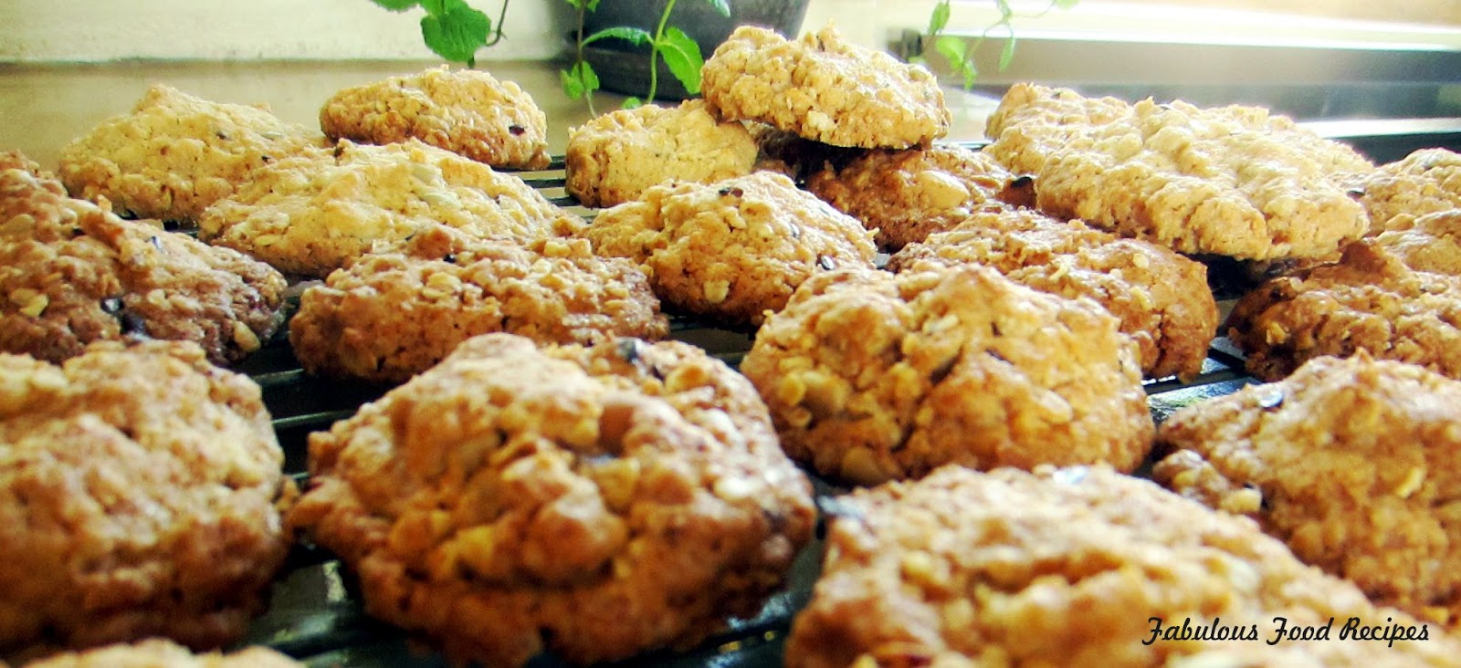 Fabulous Food Recipes: Oat and Seed Crunchies