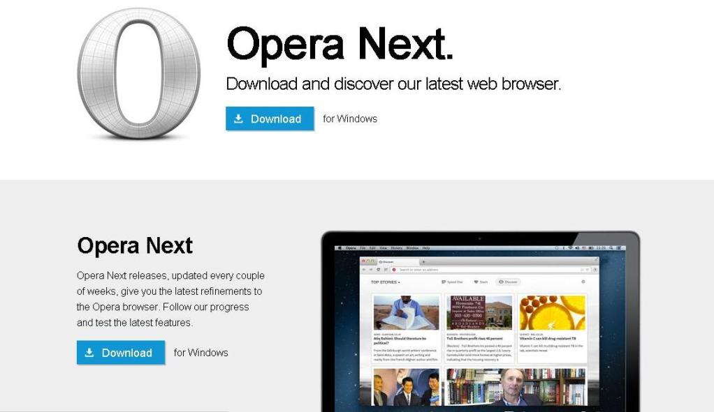 Opera Next, New Software Internet Browser Launched | INFO GADGET