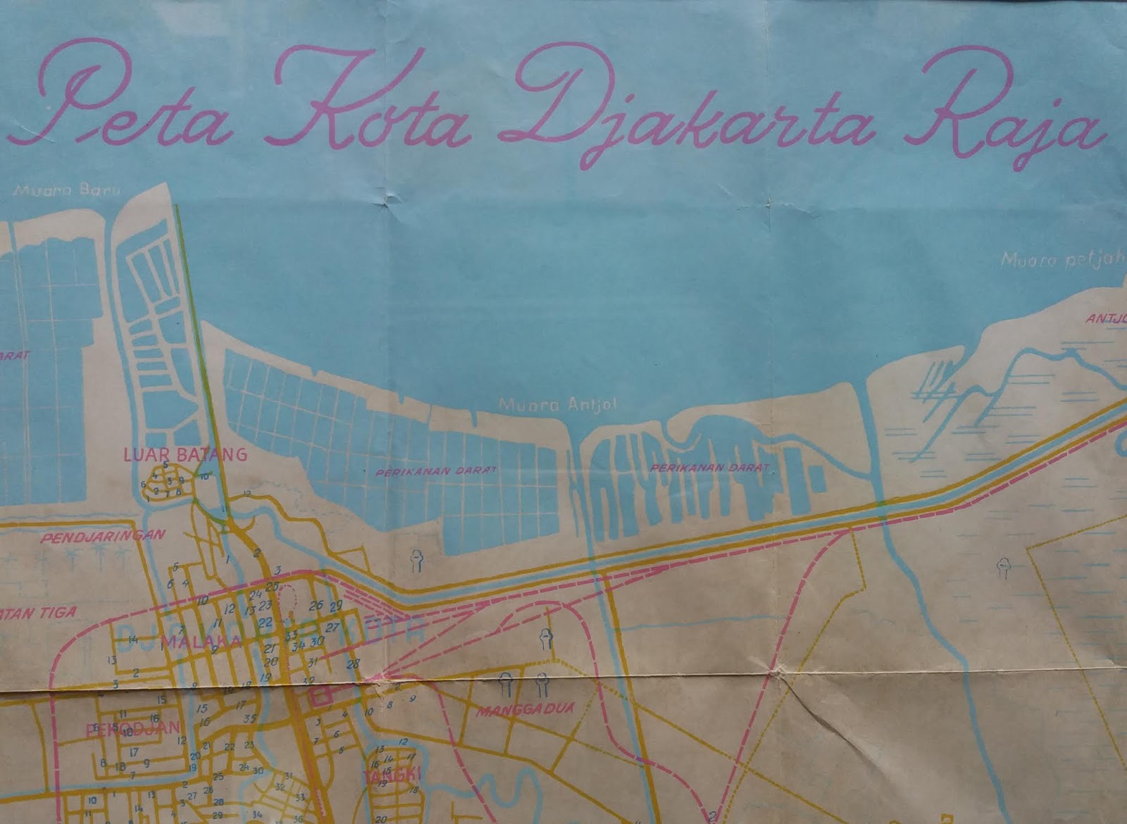 Old Vintage Gallery: Peta Jakarta Lama Circa 1940-1950