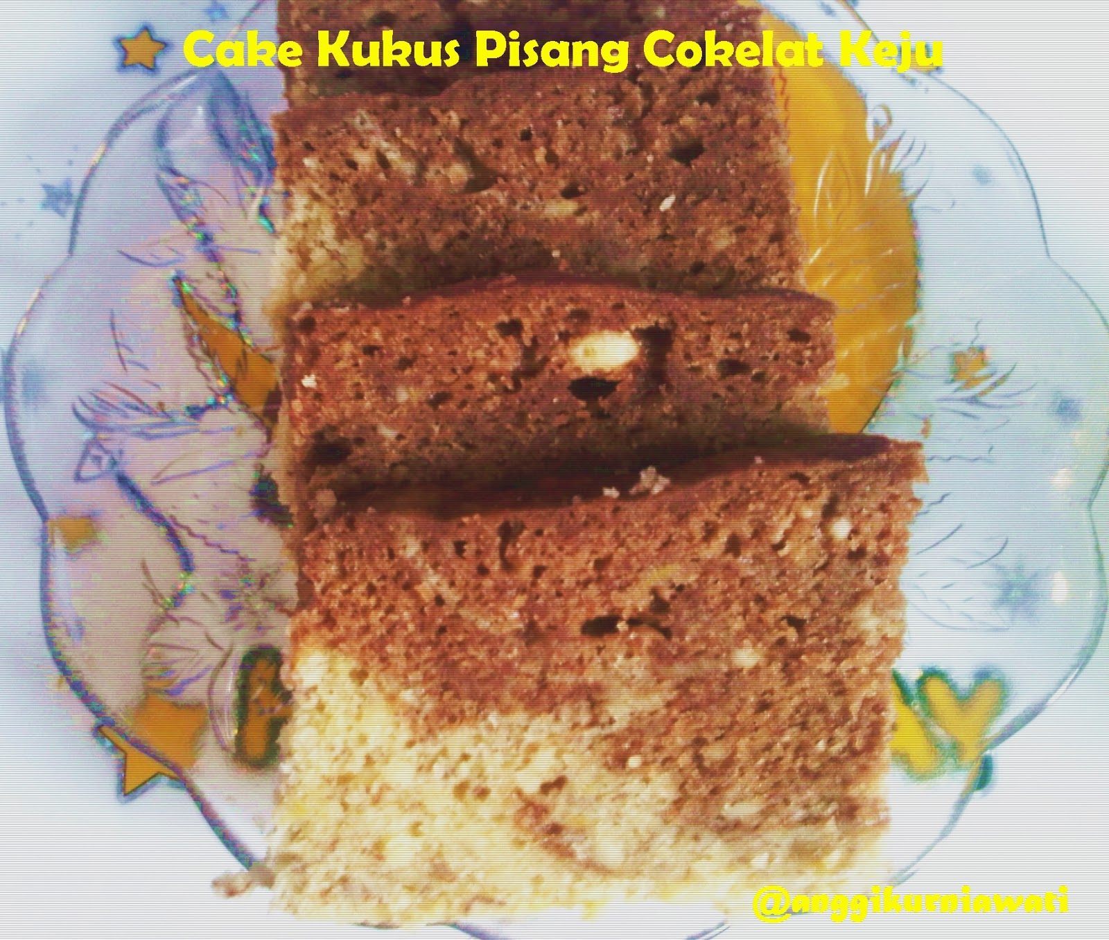 bakingblues: Cake Kukus Pisang Cokelat Keju