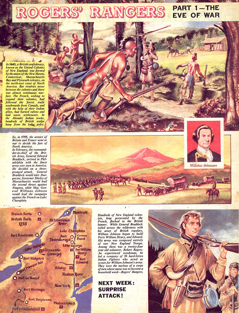 Flintlock and tomahawk: Rogers' Rangers by Ron Embleton