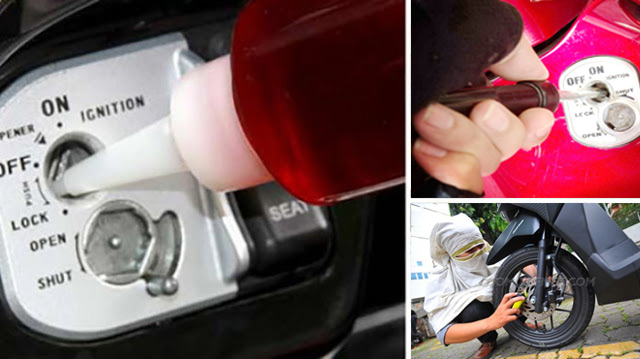 Cara Sederhana Ini Bisa Bikin Pencuri Motor Kesulitan Mengambil Motor ...