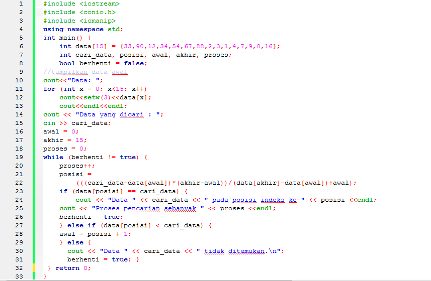 Interpolation Search (Pencarian Interpolasi)