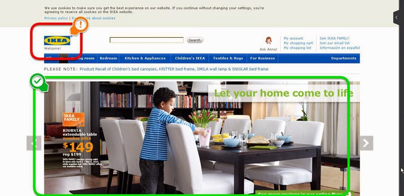 Web Design and Usability Analysis: IKEA web-site design