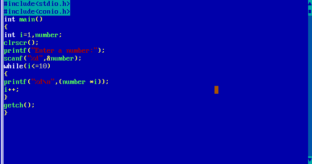 Some basic C language program using while loop ,study easy