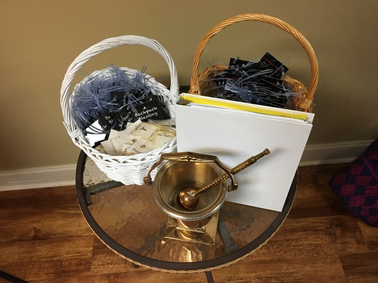 A Catholic Priest in Mississippi : Blessings of the backpacks - start ...