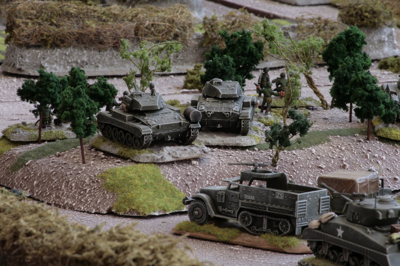 Wargame Holidays: Normandy 1944 - shots of one of the games Part 1